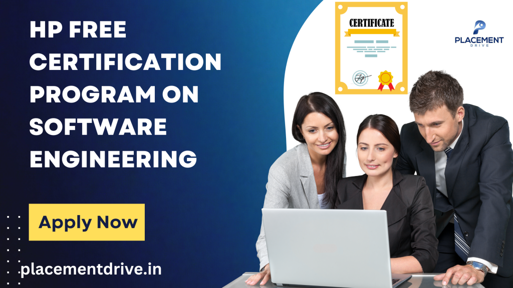 HP FREE Certification Program On Software Engineering - Placement Drive