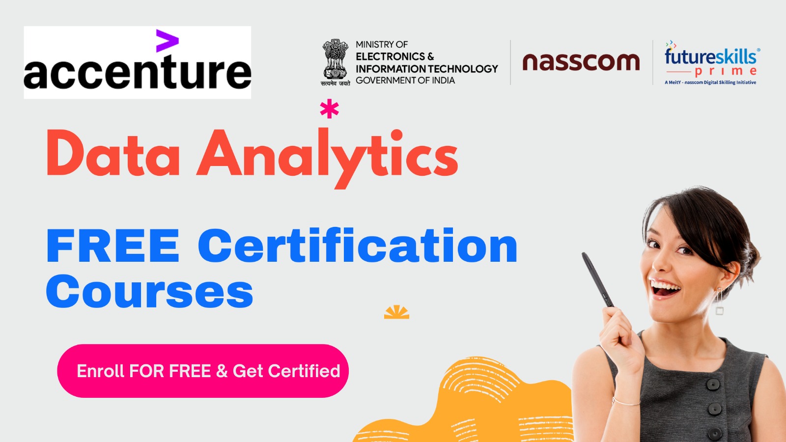Accenture FREE Certification Courses In Collaboration With nascomm & Futureskills - Placement Drive