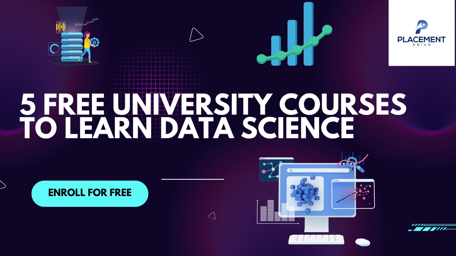 5 Free University Courses To Learn Data Science Placement Drive