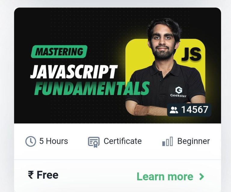 Free Certification Courses - Placement Drive