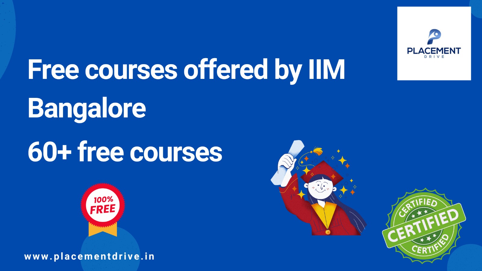 Free courses offered by IIM Bangalore | 60+ Free Courses - Placement Drive