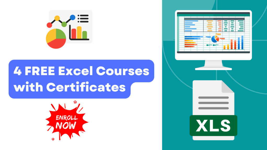 4 Free Excel Courses with Certificates - Placement Drive