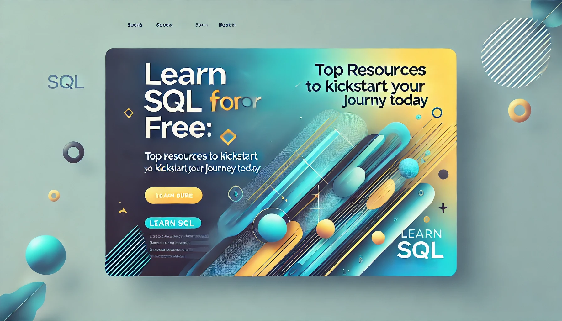 Learn SQL for Free: Top Resources to Kickstart Your Journey Today - Placement Drive