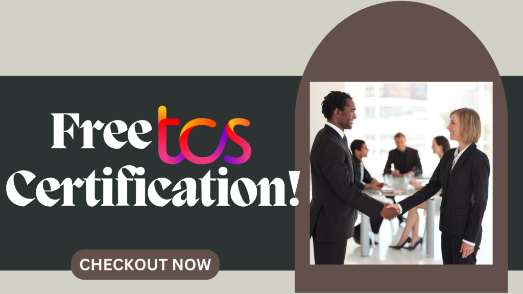 Boost Your Career with a Free TCS Certification! 🚀