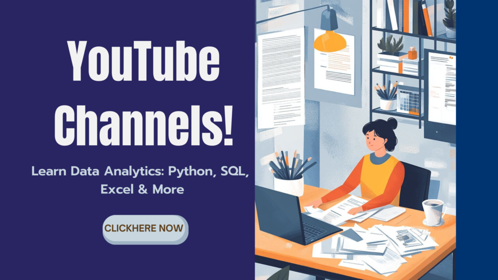 Master Data Analytics: Best YouTube Channels for Python, SQL, Excel & More!