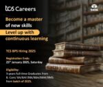 TCS BPS Hiring 2025 | Last Date: 25th January 2025 - Placement Drive