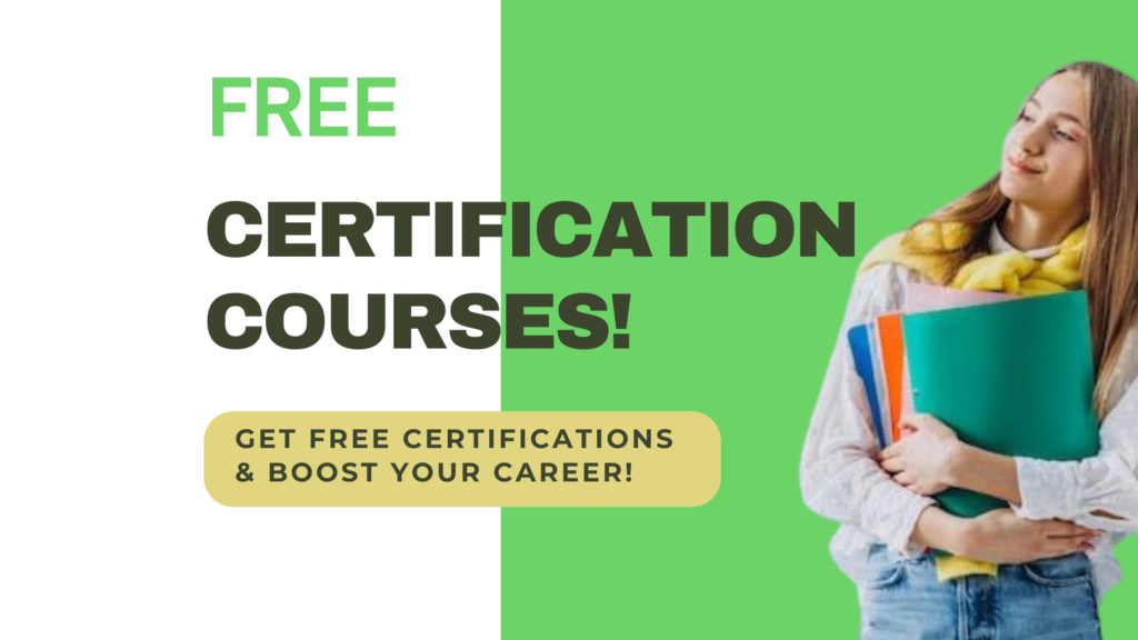 Get FREE Certifications & Boost Your Career!