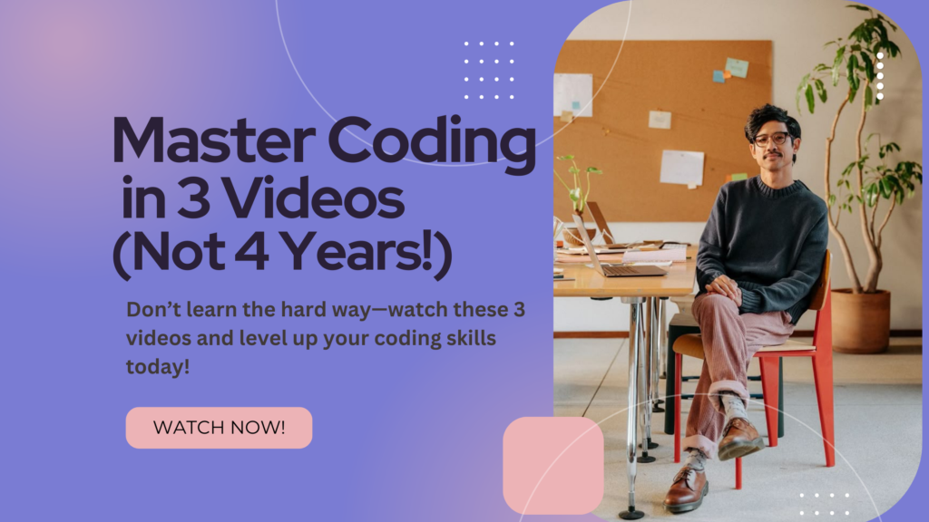 Master Coding Faster—3 Must-Watch Videos!