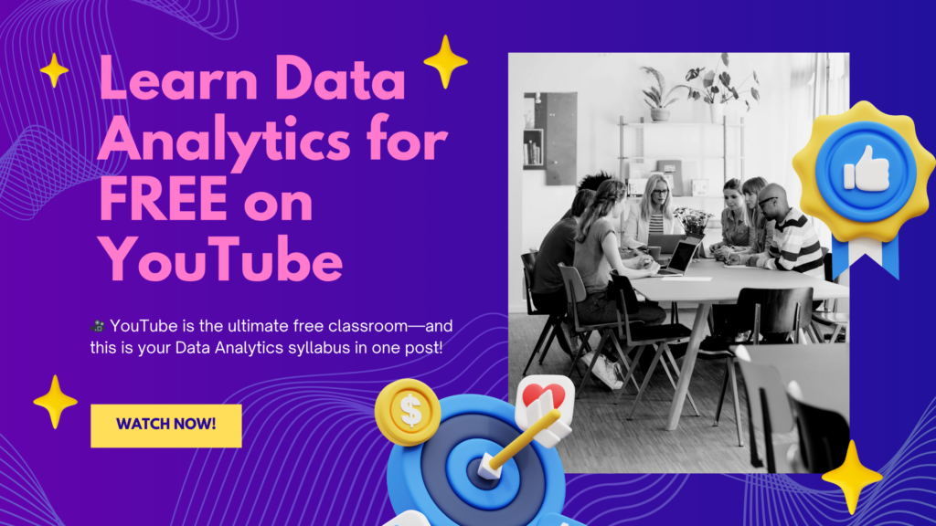 Learn Data Analytics for Free on YouTube – Complete Playlist Guide