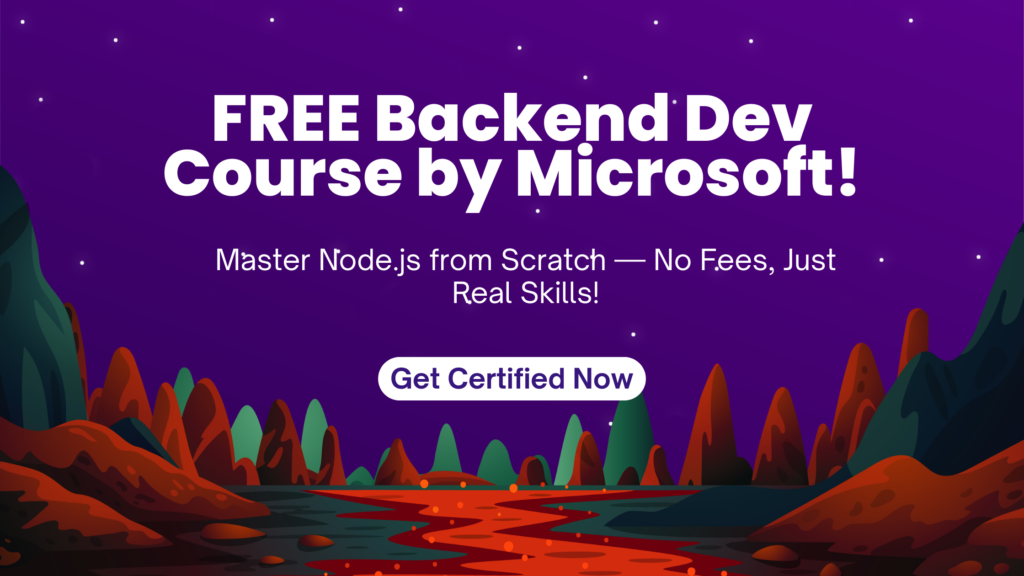 Want to Master Backend Development Without Spending a Rupee?
